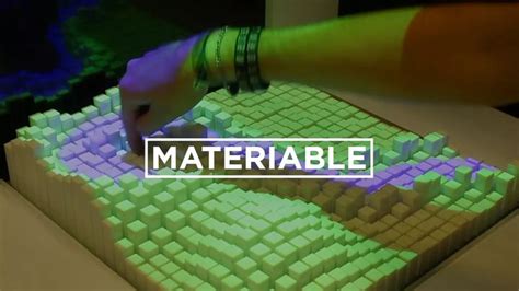 Materiable On Vimeo Design Interactif Affichage Technologie