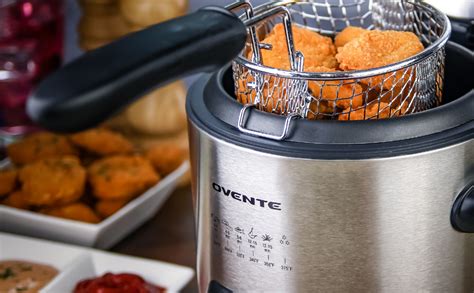 Ovente Electric Deep Fryer 09l Capacity With Locking Lid
