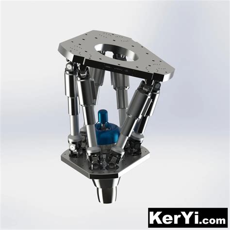 HEXAPOD六轴并联机器人 D数模图纸 Solidworks设计 KerYi
