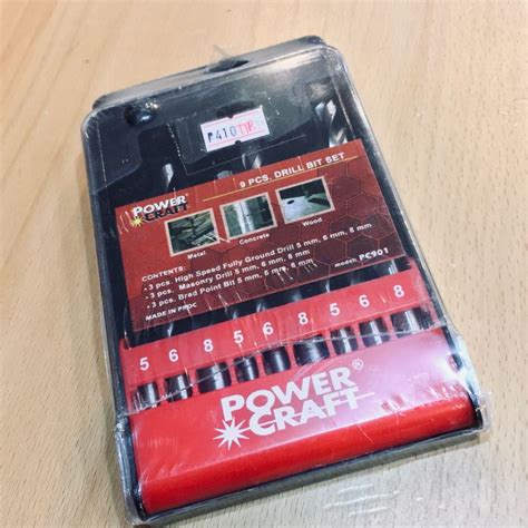 Powercraft 9pcs Drill Bit Set Lazada Ph
