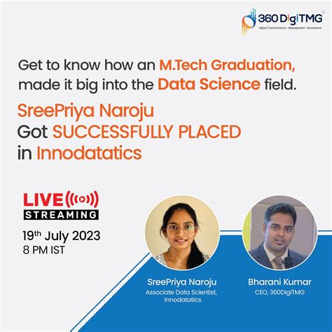 360digitmg Malaysia On Linkedin Successstory Datascientist 360digitmgmalaysia