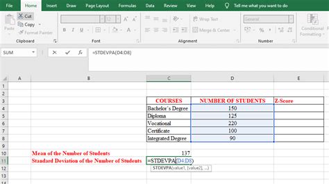 How To Calculate Z Score In Excel Edutized