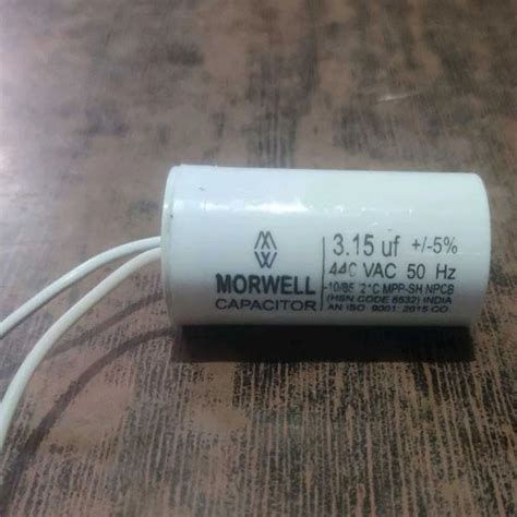 Dry Filled Non Pcb Morwell Power Capacitor For Fan And Cooler Motors