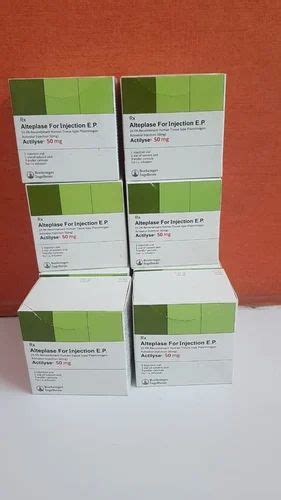 Actilyse 50mg Injection At Rs 42500piece Actilyse In Mumbai Id