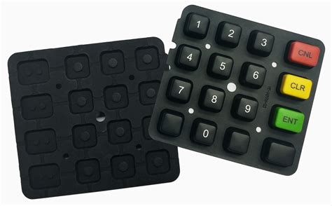 Custom Silicone Keypad And Keyboard Push Buttons