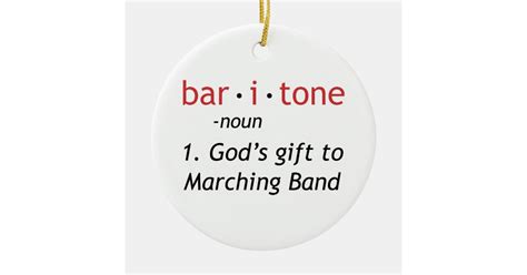 Baritone Definition Ceramic Ornament Zazzle