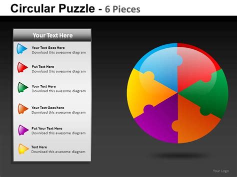 Circular Puzzle Powerpoint Presentation Slides Db PowerPoint Presentation Templates PPT