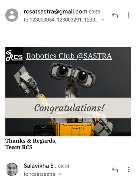 Salavikha E On Linkedin Robotics Sastra Robots Futuretech