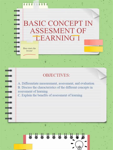 Basic Concept Of Assessment Pdf Educational Assessment Cognition