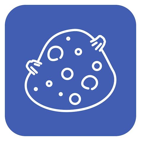 Premium Vector Asteroid Vector Illustration