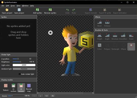spriteilluminator下载 法线贴图制作软件 codeandweb spriteilluminator v1 6 2 x64 安装
