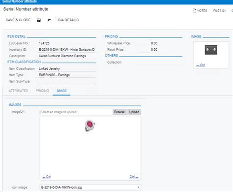 Acumatica Upload Images To Serial Number Stack Overflow