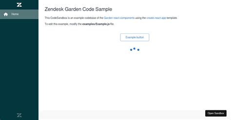 Garden Create React App Codesandbox