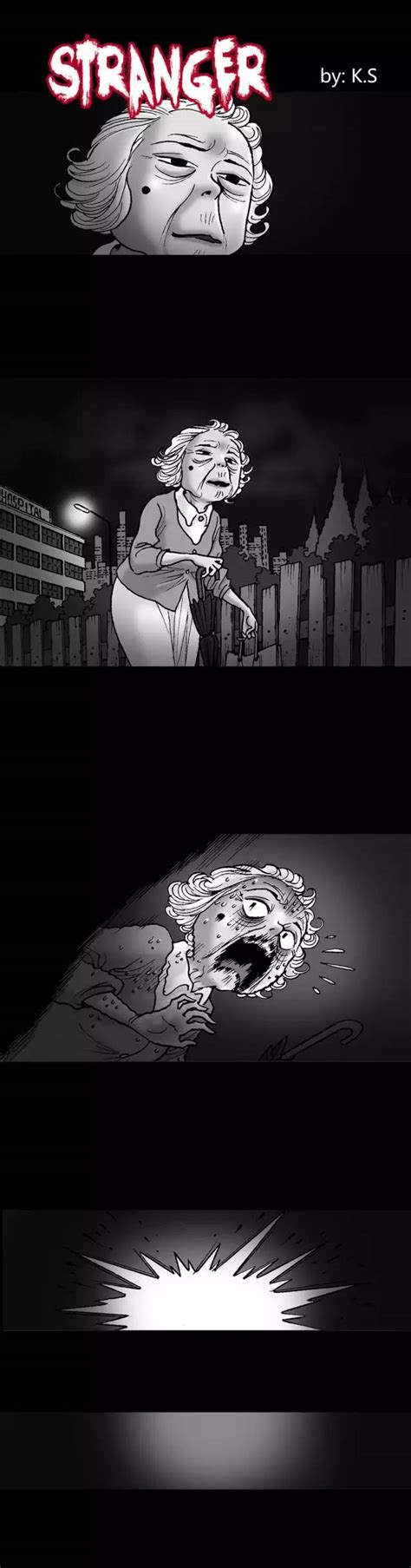 无声恐怖漫画可怕的陌生人最熟悉的陌生人 漫画资讯 海峡网