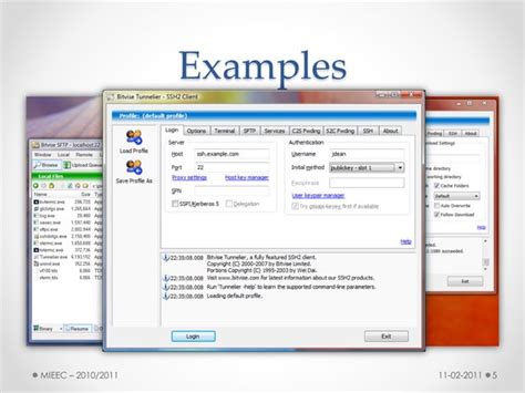 grahical interface for a command line app ppt