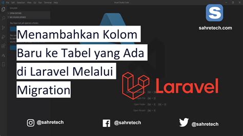 laravel migration menambahkan kolom baru ke tabel yang ada di laravel