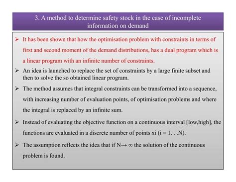 Linear Programming Formulation In Inventory Management Decision