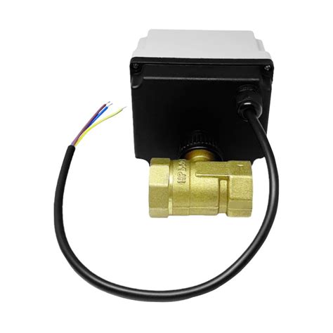 Valvula De Esfera Motorizada 1 2 24 Vdc Eng Automação