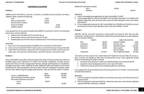 Afar Ex 03 Partnership Accounting Warning Tt Undefined