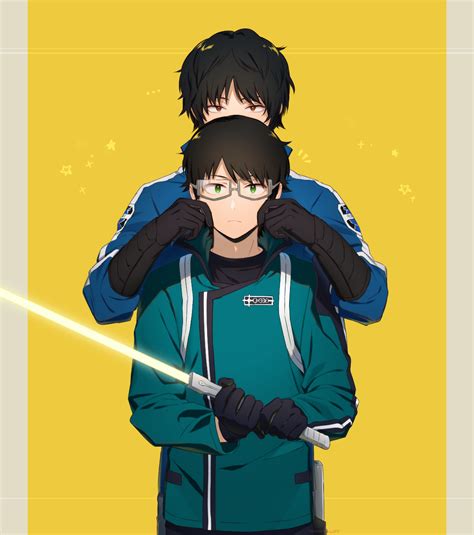 Mikumo Osamu And Karasuma Kyousuke World Trigger Drawn By Futaba08