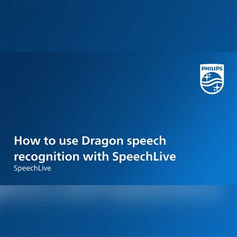Philips Dictation Nuance Speechlive Philips Dictation Speech Processing Solutions