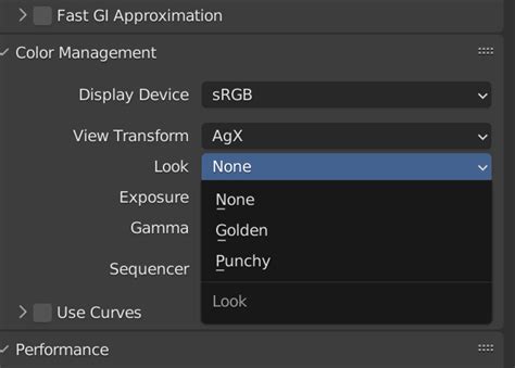 Working In Agx Color Management Basics And Interface Blender Artists Community