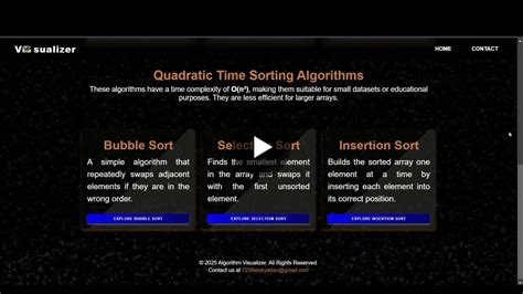 🚀 17 Visualizer Project Series Sorting Algorithms 🎥 Alok Yadav