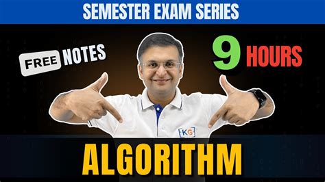 Complete Daa Design And Analysis Of Algorithm In One Shot Semester Exam Hindi Youtube
