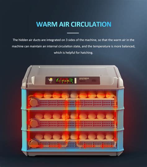 100 Egg Incubator Efficient Hatching Machine Poultry Setter