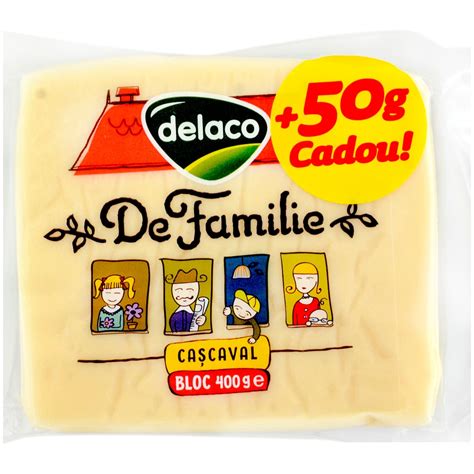 Delaco Cascaval 400g 50g Mega Image