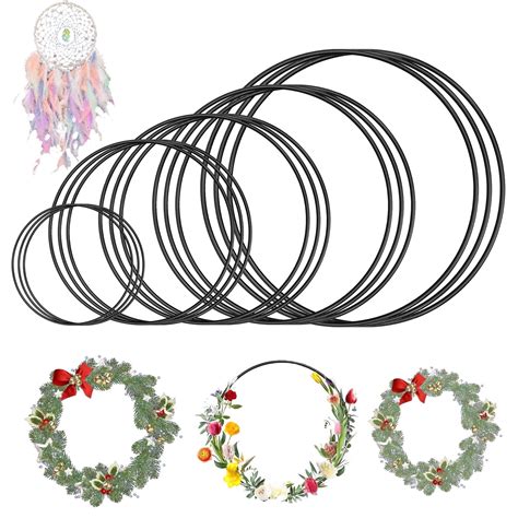 15 Pcs Metal Rings For Crafts5 Size Metal Rings Hoops For Crafts