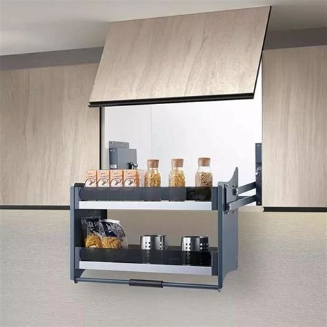 Rectangular 2 Shelves Aluminum Elevator Kitchen Storage Rack Sizedimensions