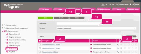 Reporting And Monitoring Contracts In Weagrees Clm
