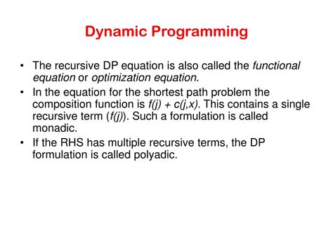 Ppt Dynamic Programming Powerpoint Presentation Free Download Id