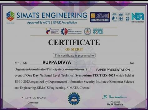 Hello Connections Iam Very Excited To Share You That I Have Participated In Paper Presentation