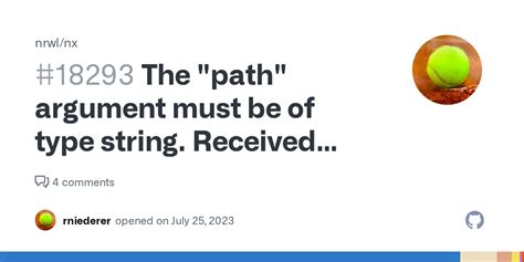The Path Argument Must Be Of Type String Received Null · Issue