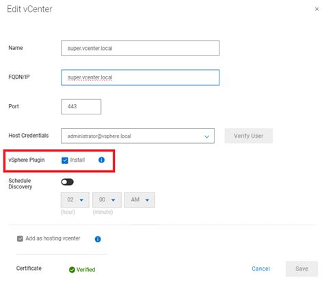 Powerprotect Data Manager Vcenter Discovery Failing For One Or Both Vcenters When Using Vmware