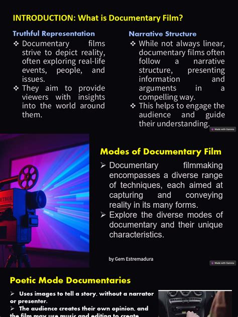 Modes Of Documentary Film Pdf Documentary Film Human Communication