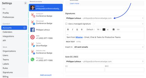 How To Configure Email Signatures Aliases Signatures