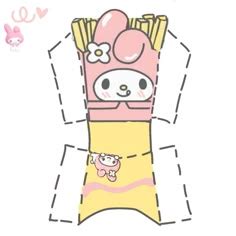 Бумажный футаж Cutecore Paper Toys Template Paper Doll Printable