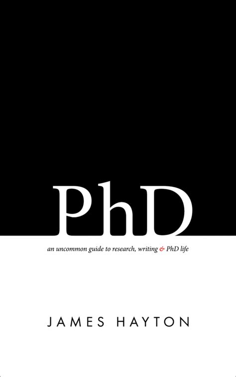 How To Write Your PhD Thesis Without Going Insane James Hayton S PhD Academy