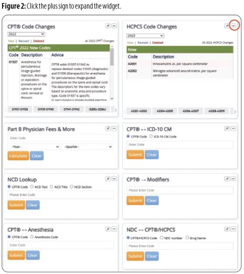 Minimize And Maximize Widgets To Customize Codify Aapc Knowledge Center