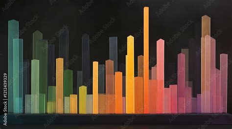 Vertical Bar Graph Comparing Commission Rates With Separate Sections For Premium And Standard