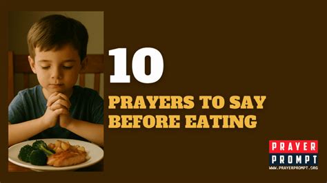 Prayers To Say Before Eating Bless Every Meal