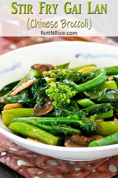 Stir Fry Gai Lan Chinese Broccoli Roti N Rice