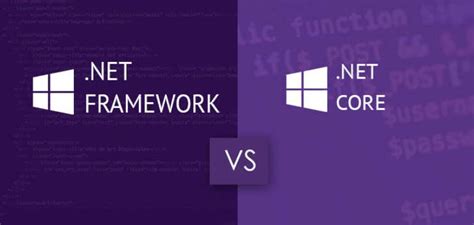 Difference Between Net Core And Net Framework
