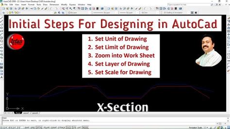 Autocad Basic Tutorial For Beginners Cross Section From Excel To