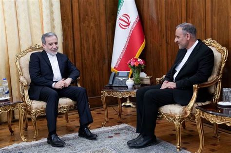 دیدار رئیس جدید نمایندگی ایران در اردن با عراقچی تابناک Tabnak