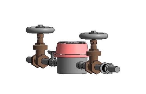 3d Water Meter Connection Revit Turbosquid 1159464