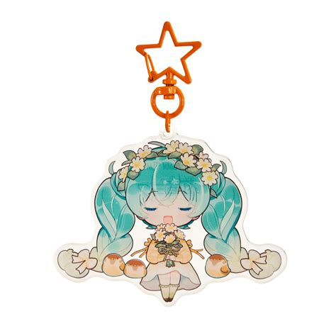 Hatsune Miku Kawaii Autumn Time Acryl Schl Sselanh Nger Elbenwald
